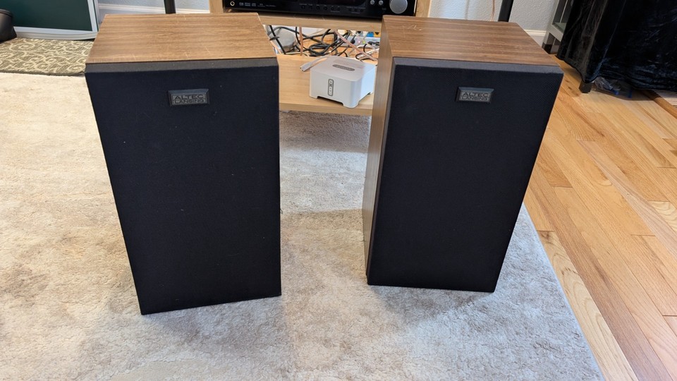Vintage Altec Lansing 85 High Fidelity Bookshelf Speakers 100w,4 ohm ...