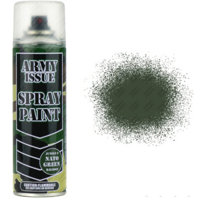Nato Green Matt Spray Paint Army Camouflage Combat Theme 250ml ...