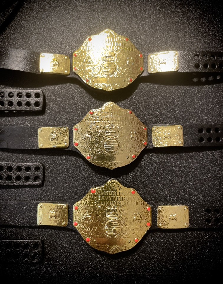 Mattel WWE Figure Belt World Heavyweight Wrestling Championship BIG ...