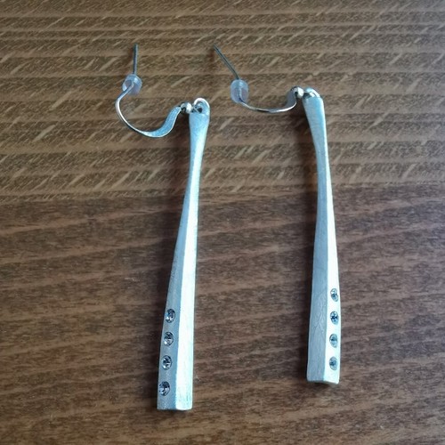 NEW Miss Milly Silver Colour Drop Earrings | eBay UK