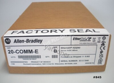New 20-COMM-E PowerFlex EtherNet/IP Adaptor 20COMME Made By AB Fast ...