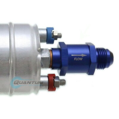 QFS Inline Check Valve -6AN 6 AN M12x1.5 for Bosch 044 Fuel Pump | eBay