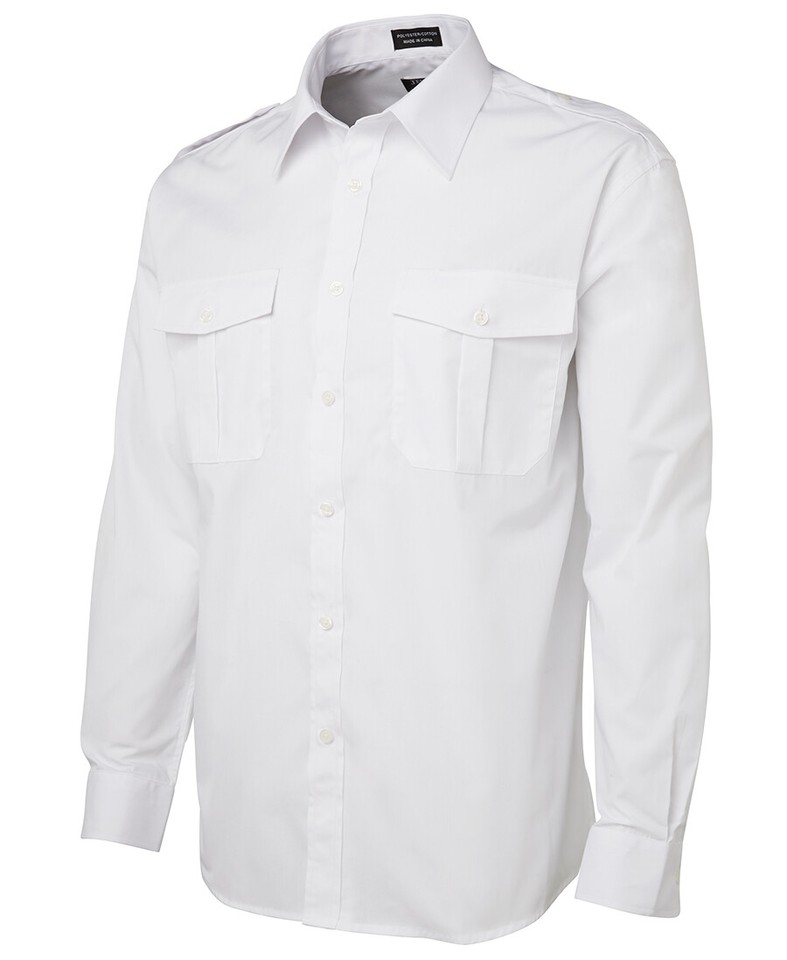 Jb's wear Men's Epaulette Shirt Chest Pockets With one Pen Insert ...