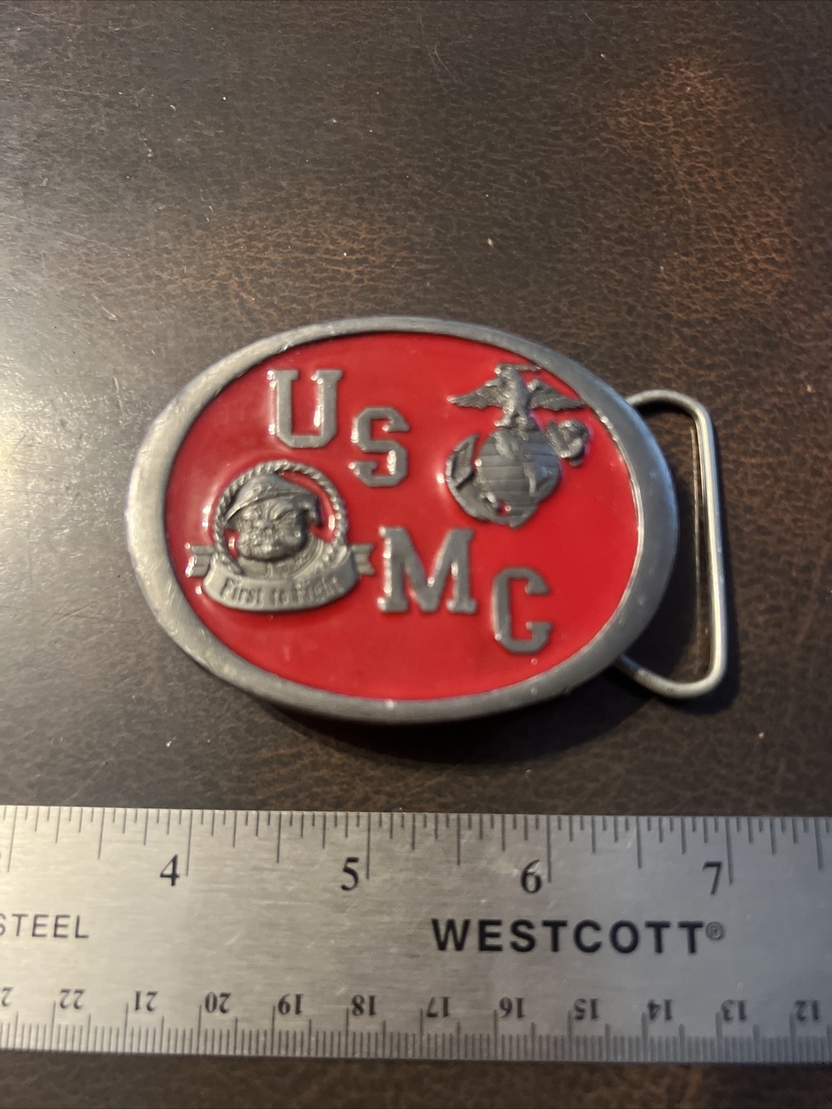 Vintage United States Marine Corp USMC Belt Buckle | eBay