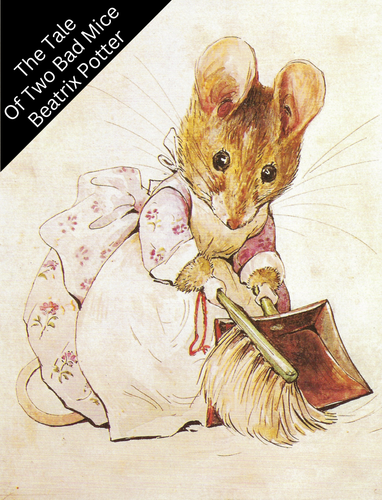 Beatrix Potter The Tale of Two Bad Mice 6 x 8 Wall Art Print & Decor ...