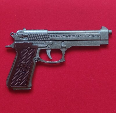 1:4 M6 Beretta 9mm Pistol Hand Gun Model METAL | eBay UK