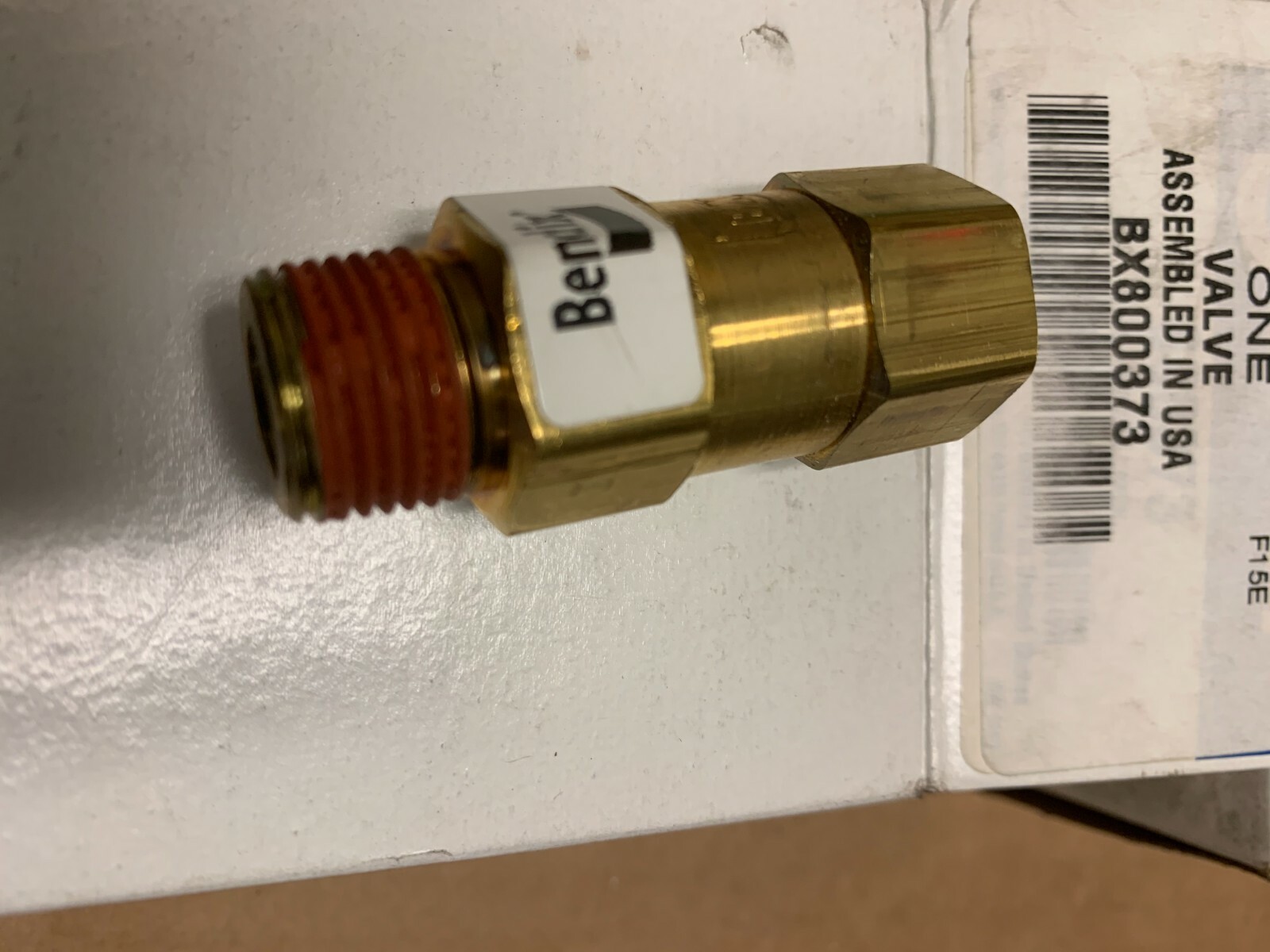 Genuine Bendix 800373 Single Check Valve, 3/8" NPT Ports, Fem Inlet ...