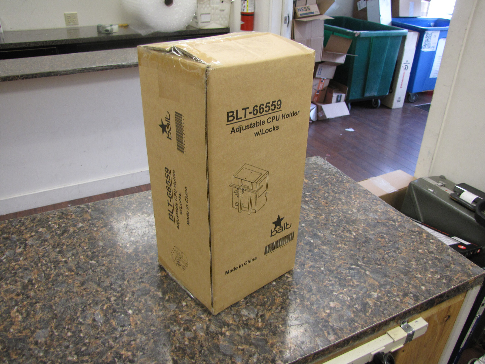 BALT BLT-66559 Lockable CPU Holder 20w x 12-3/4d x 22-1/2h Gray - NEW ...