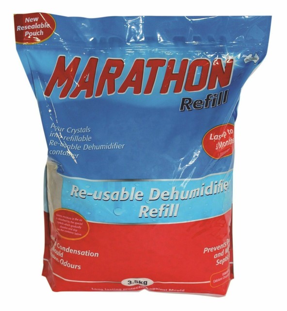 Marathon Dehumidifier Refill Sachet 350gm X 12 Moisture Absorber Refill ...