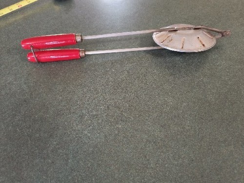 Sandwich & Hobo Pie Maker Vintage Red Wood Handle Farmhouse Primitive ...