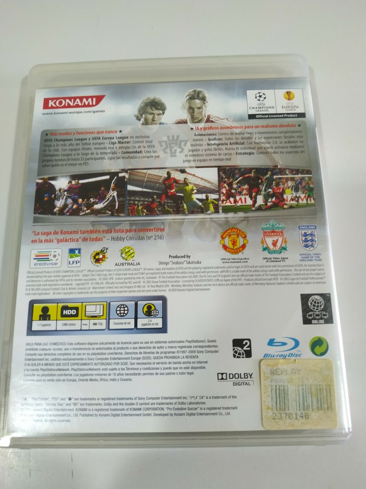 Pes 2010 Pro Evolution Soccer Messi - Gioco PLAYSTATION 3 PS3 sony - 2T ...