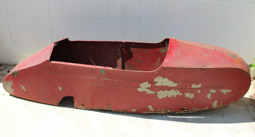 Harley Knucklehead Flathead Panhead Sidecar Body Shell Tub | eBay