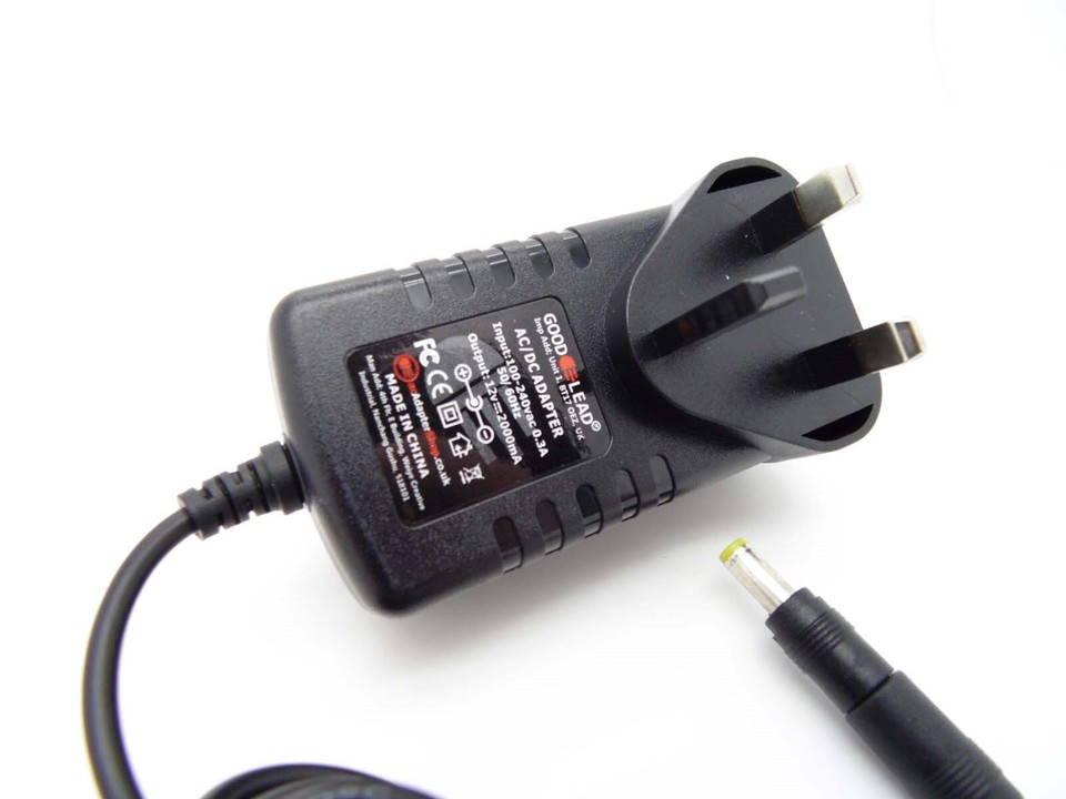 12 Volt Mains 2A AC/DC 2A Replacement Power Adapter UK For Linksys ...