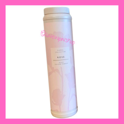 M&S Talcum Powder Rose Silky Talc 200g x1 NEW Marks and Spencer Floral ...