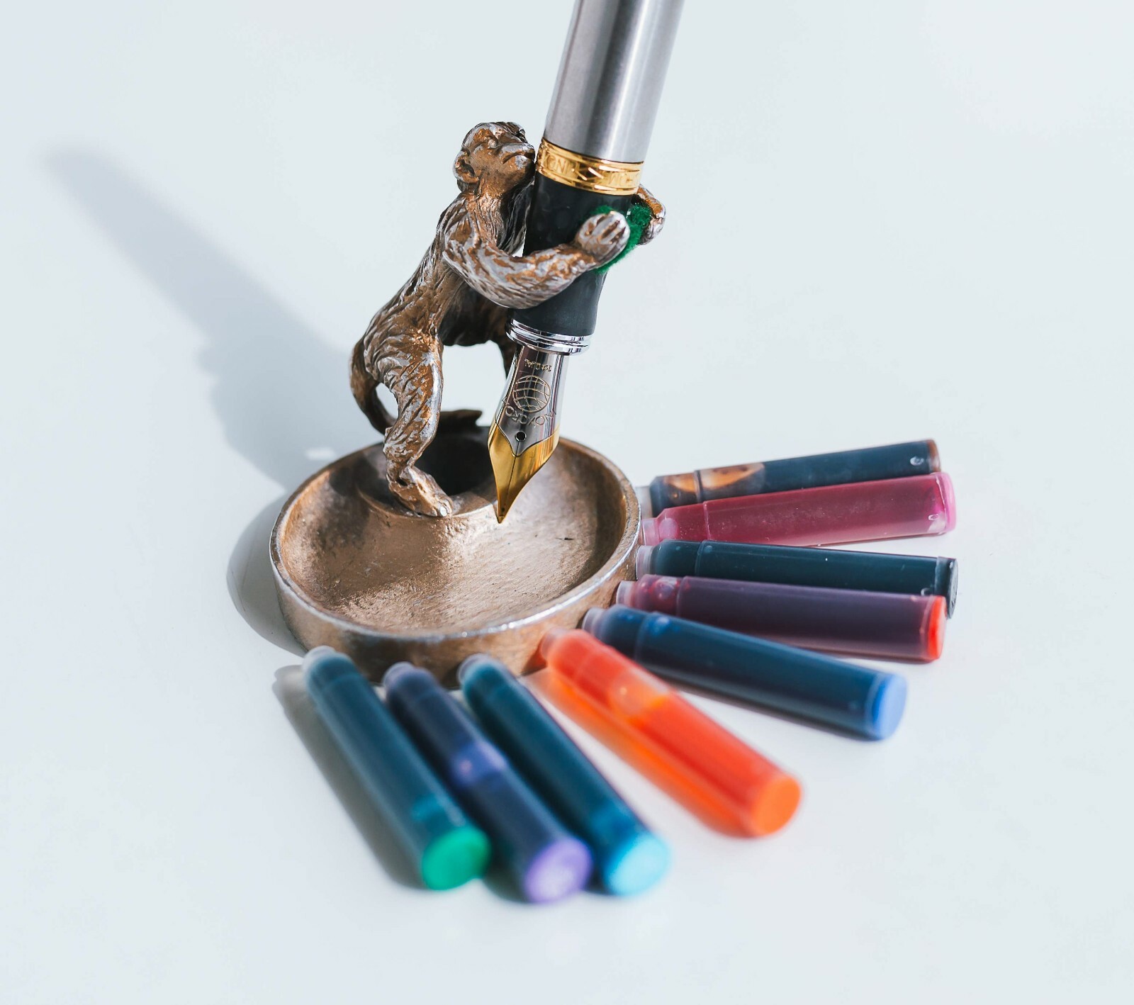 100 Calligraphy Pen Ink Cartridges for OSMIROID calligraphy set (avl 9 ...