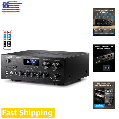 Versatile 7-Input Wireless Stereo Amplifier Receiver for Audio Enthusiasts | eBay