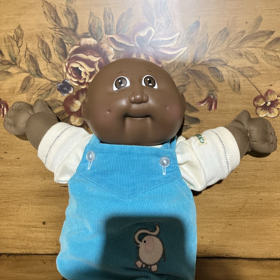 Vintage African American Cabbage Patch Boy Doll Black Xavier Signature 1978-1982 | eBay