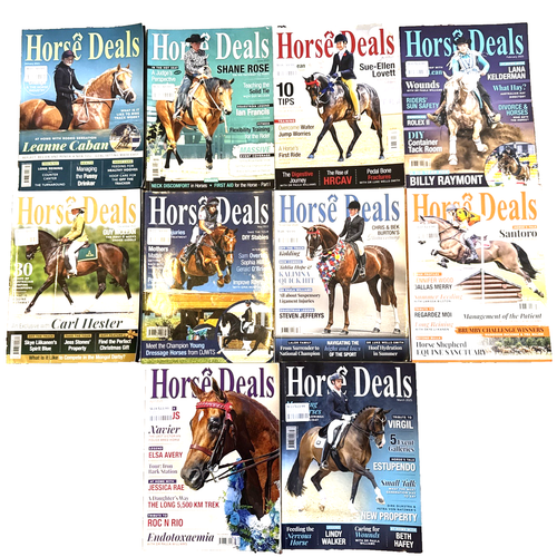 Horse Deals Magazines Lot of 10 - Jan to April 25, Nov 2024, 4 - 2023 ...
