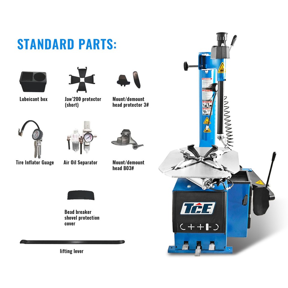 TCE Tire Machine Motor 2.0 HP 110V Tire Changer Machine Wheel Machine ...