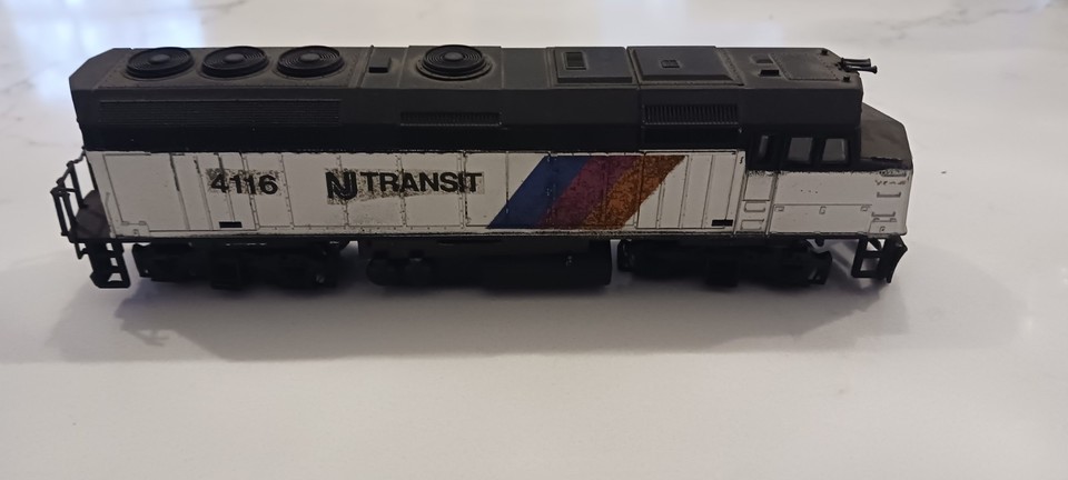 HO scale NJ transit locomotive 4116 | eBay
