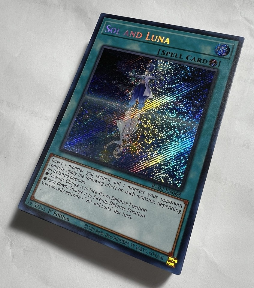Sol And Luna RA02-EN068 1st Edition Secret Rare Yu-Gi-Oh! | eBay