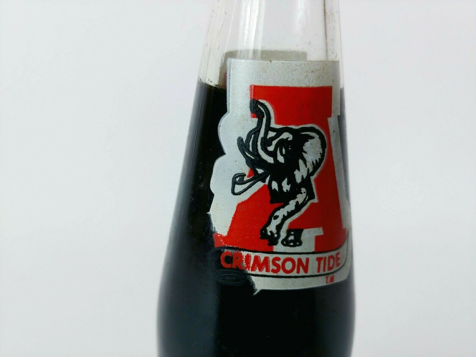 ALABAMA CRIMSON TIDE PAUL BEAR BRYANT COCA COLA COKE 10 oz BOTTLE VTG ...