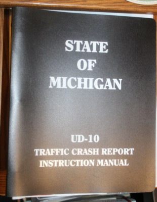 1993/94 State of Michigan UD-10 Traffic Crash Report Instruction Manual ...