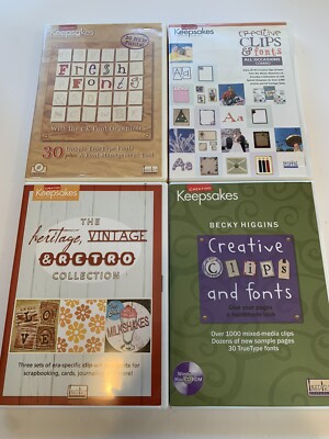 Creating Keepsakes: Fresh Fonts (CD-ROM) Heritage Vintage Retro Fonts ...