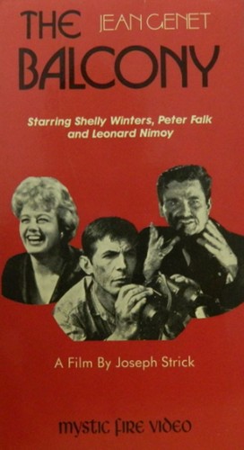 THE BALCONY JEAN GENET MYSTIC FIRE (1963 B/W VHS) | eBay