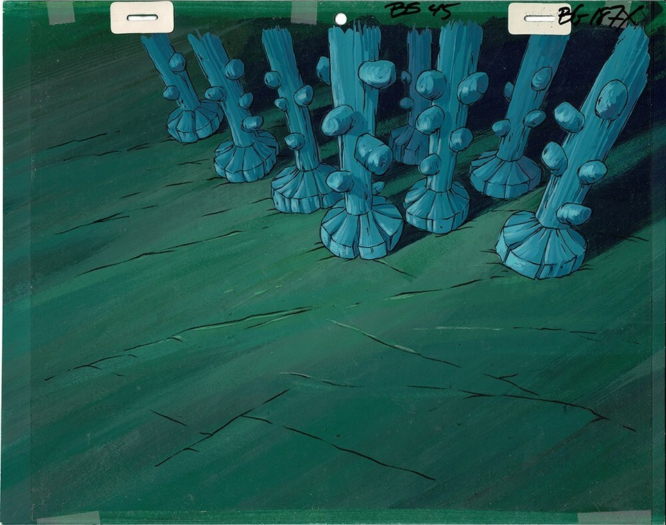 Bravestarr Animation Cartoon Production Cel n OBG Background Filmation ...