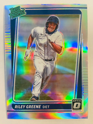 2021 Donruss Optic RILEY GREENE Silver Holo Prizm Rated Prospect | eBay