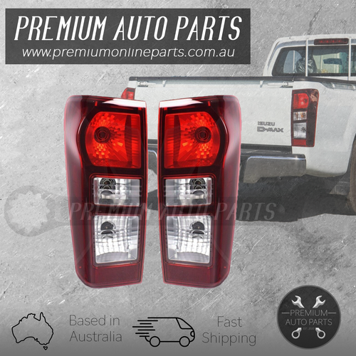 Tail Lamp Light PAIR L+R suits Isuzu Dmax D-Max 2012-2017 [ HALOGEN ...