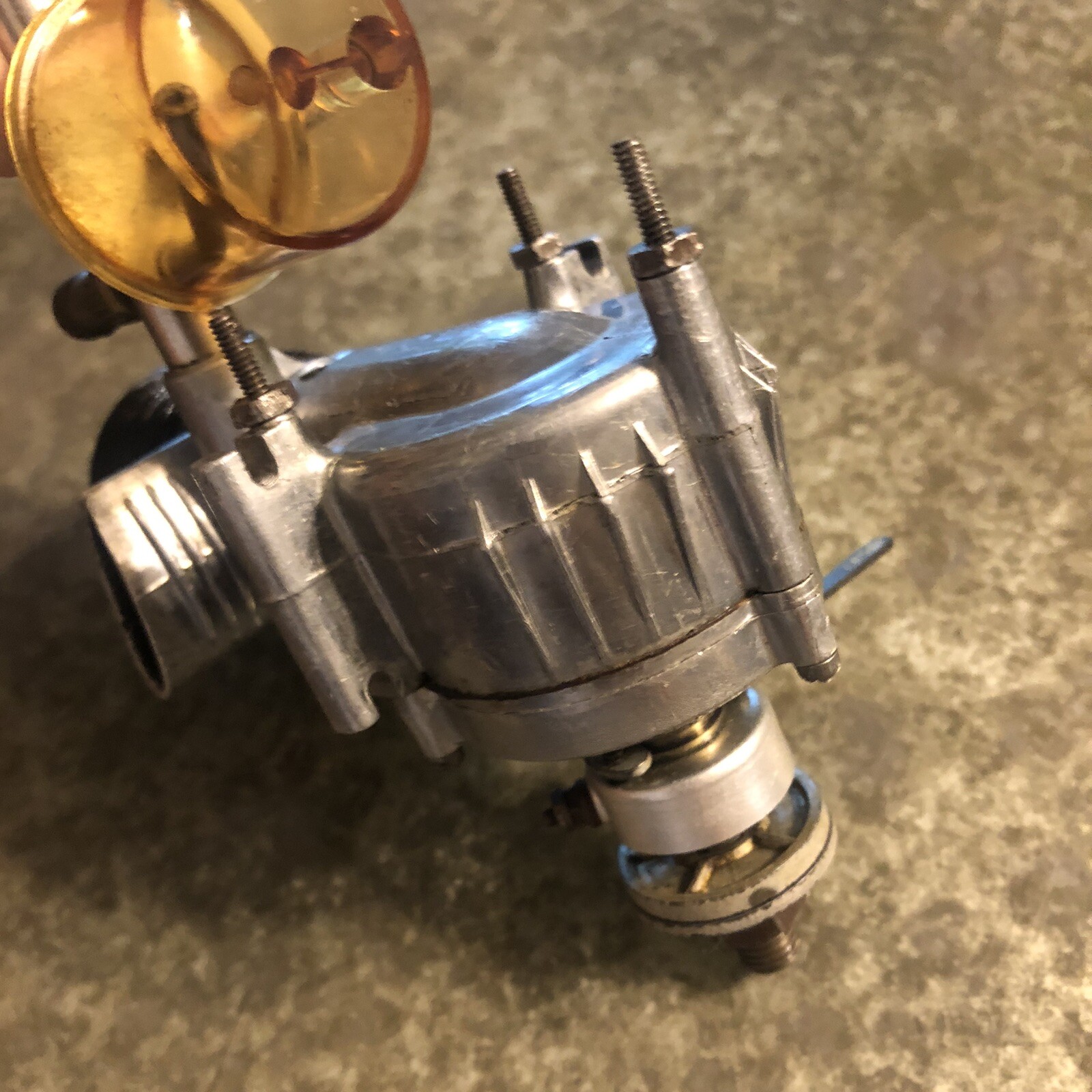 Vintage O&R 60 Control Line Model Airplane Engine w/ plastic gas tank ...