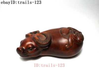 Netsuke - Boxwood Netsuke Bat