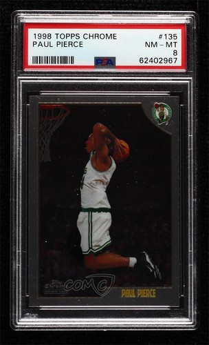 1998-99 Topps Chrome Paul Pierce #135 PSA 8 Rookie RC HOF | eBay