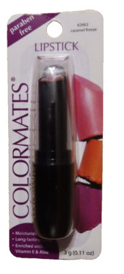 Colormates Lipstick #62662 Caramel Freeze Paraben Free .11 oz. NEW | eBay