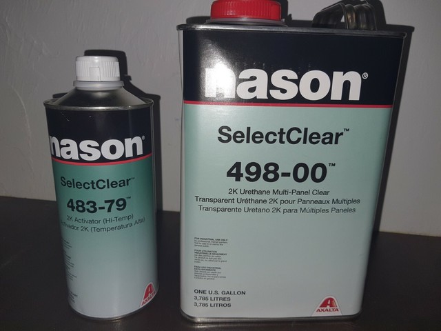 Nason Selectclear 498-00 2k Urethane Multi-panel Clear Coat 2 Kit With ...