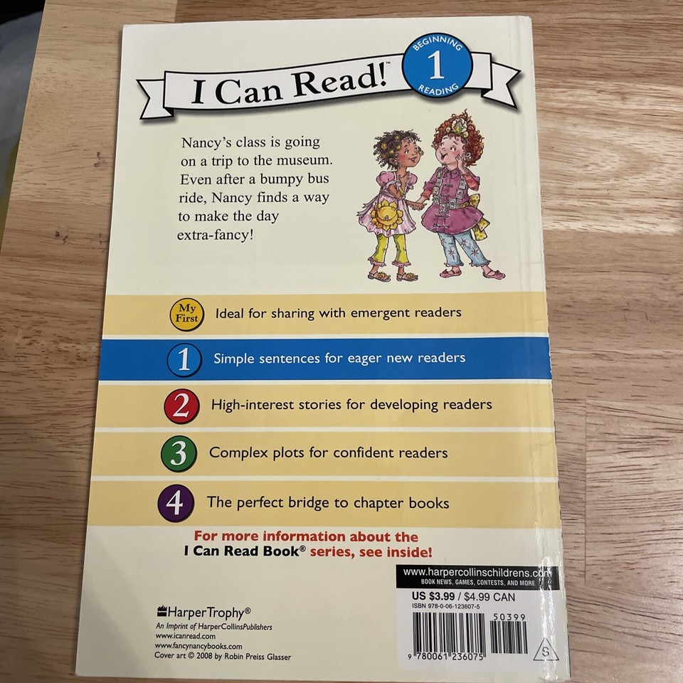 Fancy Nancy at the Museum; I Can Read Level 1 - Jane OConnor, paperback ...