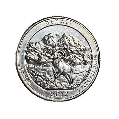 2012 D Denali National Park Alaska Quarter Revers Error America The ...