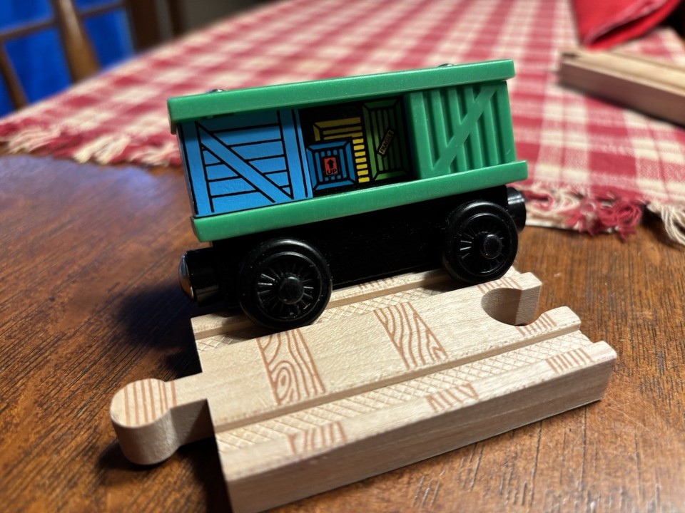 Thomas The Train- Box Car Sliding Door- Wooden Railway Friends Engine ...