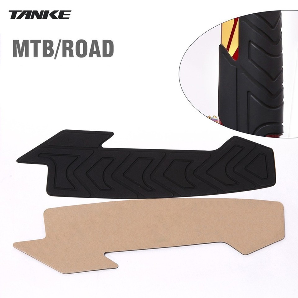 Black Bicycle Gel Chainstay Guard Frame Protector Cover Chain Stay ...