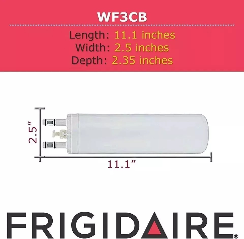2 PACK Frigidaire WF3CB Puresource3 Refrigerator Water & Ice Filter ...