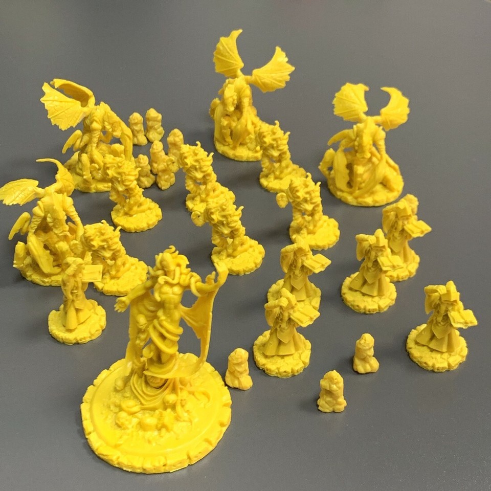 27Pcs Cthulhu Wars Cultist King In Yellow Miniatures DND Board Game ...