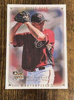 2008 Upper Deck Masterpieces Max Scherzer Rookie Card RC #5 (A) | eBay