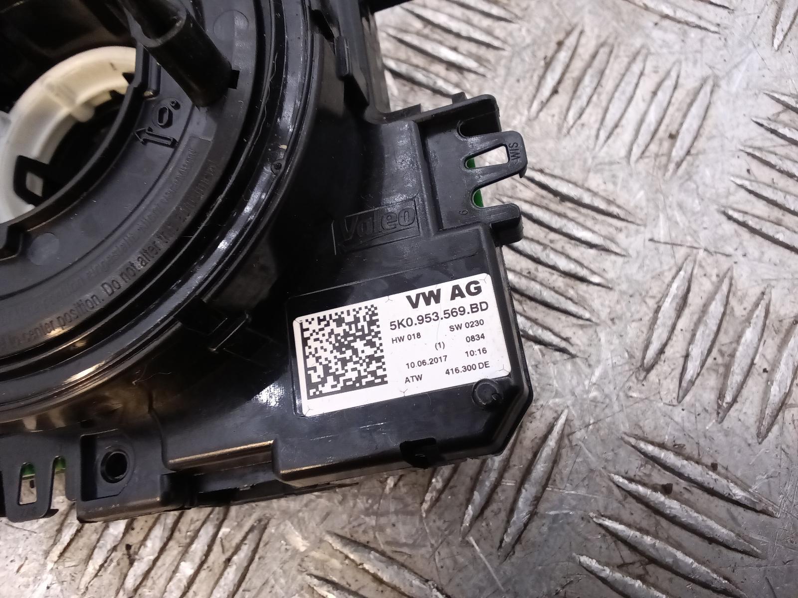2016 Audi A1 2014 - 2019 Steering Angle Sensor Slip Ring 5K0953569BD ...