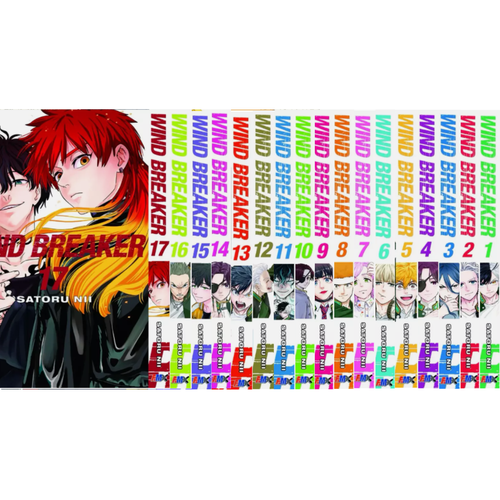 Wind Breaker Manga Set Vol 1-17 English Version Satoru Nii Comic Book ...