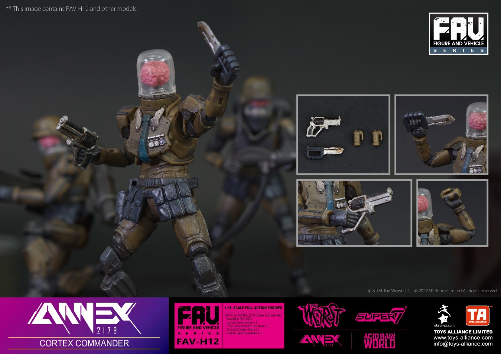 11882 TA Toys Alliance ACID RAIN ANNEX2179 FAV-H12 Cortex Commander 3. ...