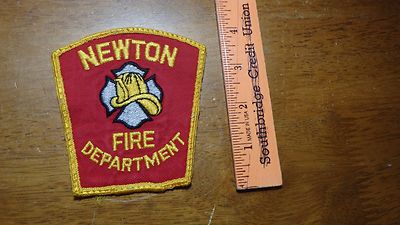 VINTAGE NEWTON MASSACHUSETTS FIRE DEPARTMENT PATCH BX 10#45 | eBay