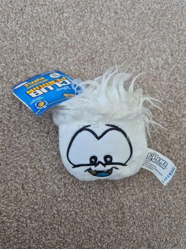 JAKKS 4" DISNEY CLUB PENGUIN SERIES 5 WHITE PUFFLE PENGUIN PLUSH SOFT ...