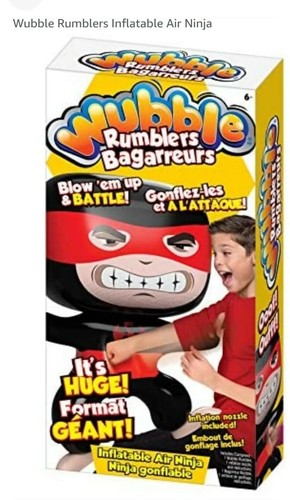 New WUBBLE Rumblers Huge Inflatable Air Ninja Blow Up Battle Pump ...